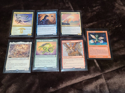 MTG Dragon x7-Kyodai Soul of Kamigawa/Jugan the Rising Star/Cunning ...