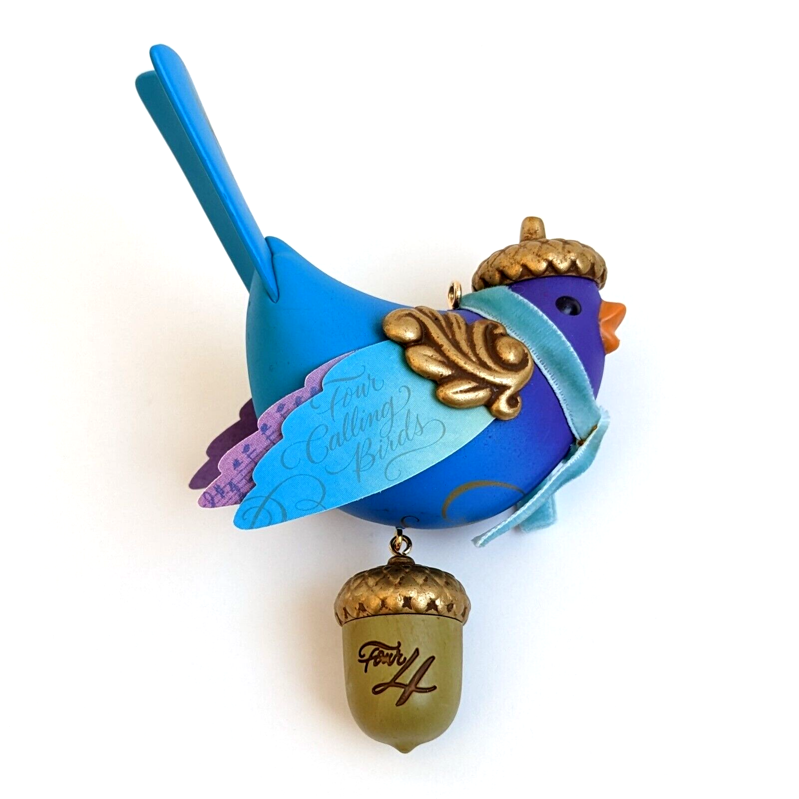 2014 Hallmark Keepsake Four Calling Birds Ornament Twelve Days Of ...