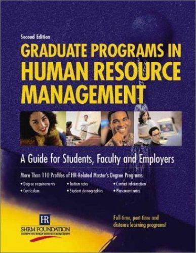 Graduate Programs in Human Resource Management : A Guide for Students ...