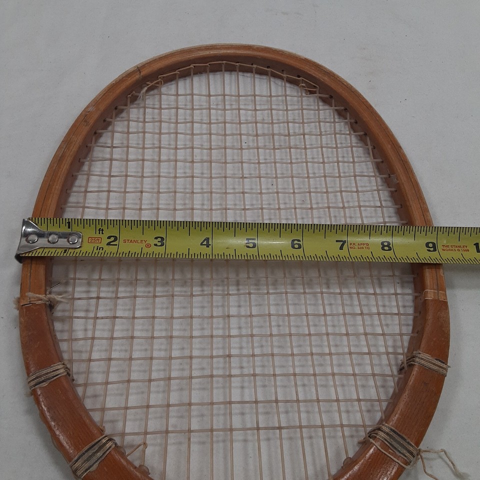 VINTAGE Harry C Lee & Co New York The Bat Wood Tennis Racquet and Wood ...