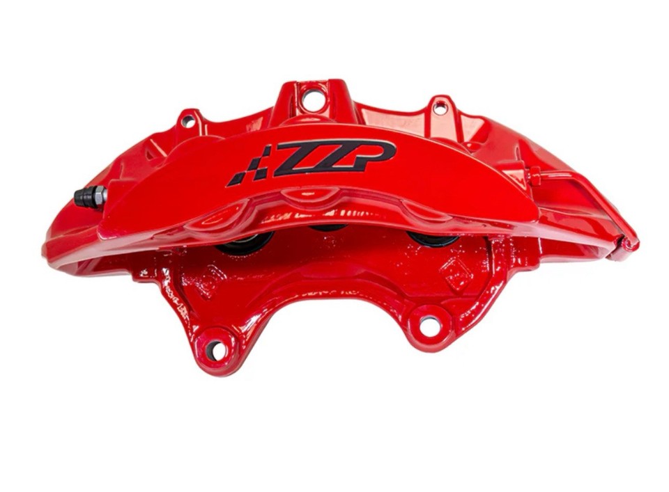 ZZPerformance Red CTS-V ZL1 6 Piston Front Brake Calipers + Pads Pins ...