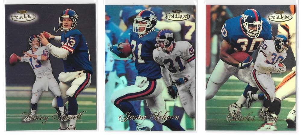 1998 Topps Gold Label Football - NEW YORK GIANTS | eBay