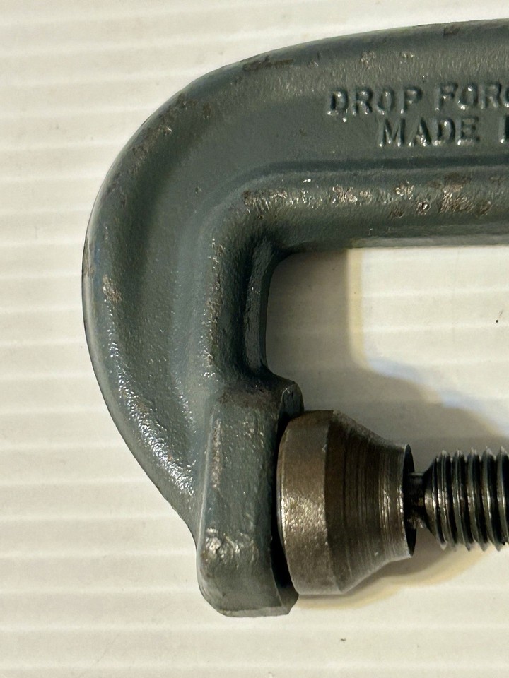 Vintage Wilton No. 102 C-Clamp Heavy Duty 2" Throat Depth Drop Forged ...