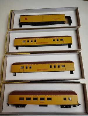HO scale Lot of 4 Roundhouse Union Pacific Harriman Passenger Cars RPO ...
