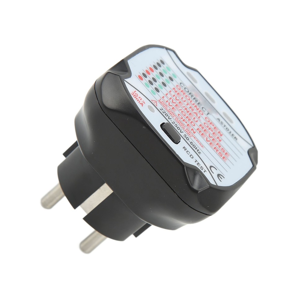 Plug Socket Tester Accurate Detection Quick Response Socket Detector ...