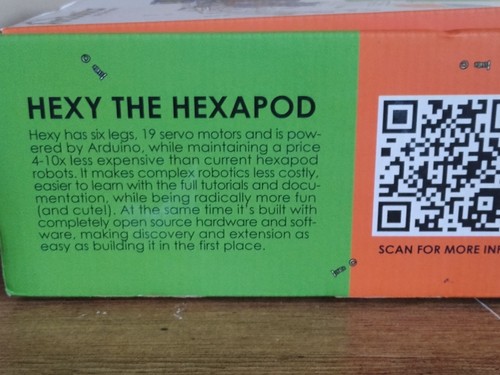 Hexy ArcBotics Robotic Hexapod Programmable Electronic Robot Kit - New ...