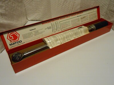 Matco Tools TW3FRAN Torque Wrench in Metal Case T-1077 | eBay