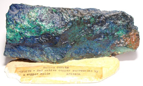 BEAUTIFUL Mineral Specimen Cuprite Red Native Copper/ Copper Oxide ...