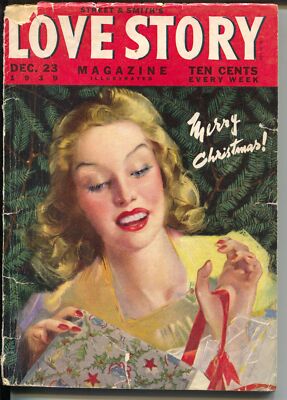 PULP: Love Story 12/23/1939-Christmas cover-Ruth Lyons-Donald Byrne ...