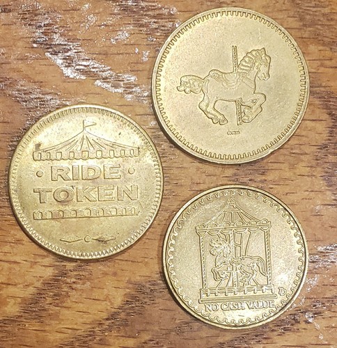 3 🎠 Carousel - Acme, Shipshewana Carousel Company & Ride Tokens.. | eBay