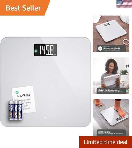 Smart Body Weight Scale with Auto Shut Off - Accurate Measurements up ...