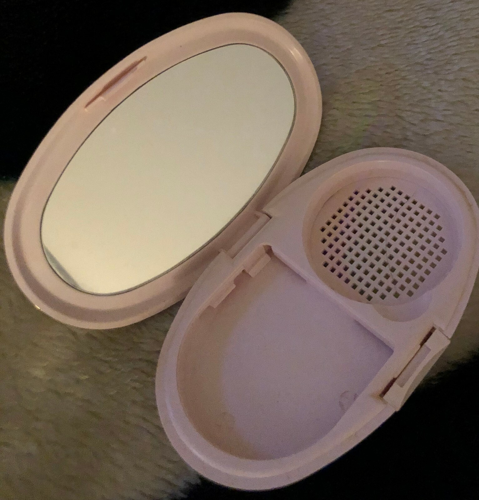 Mary Kay Pink and Gold Mirrored Refill Compact | eBay