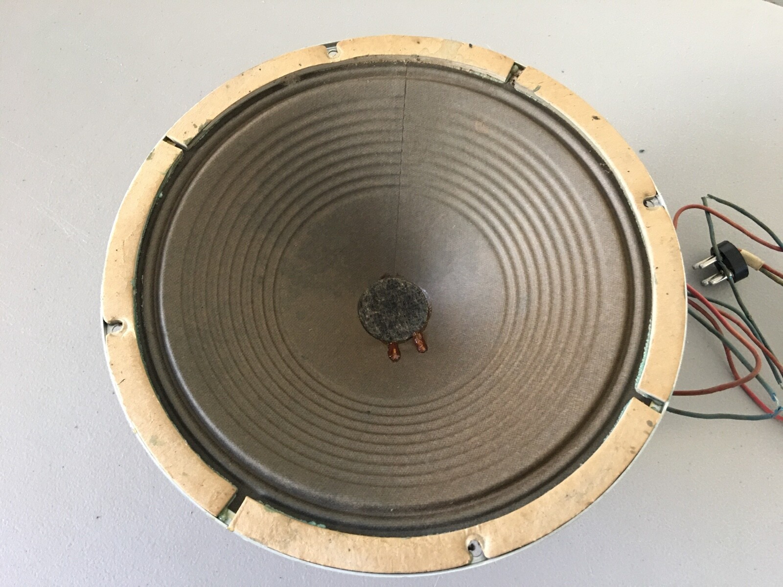 USED VINTAGE ZENITH 10" SPEAKER WITH OUTPUT TRANSFORMER FROM MODEL ...