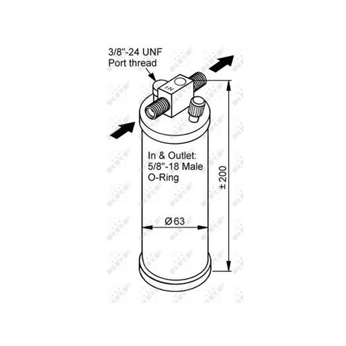 Genuine NRF A/C Air Con Receiver Dryer - 33116 | eBay UK