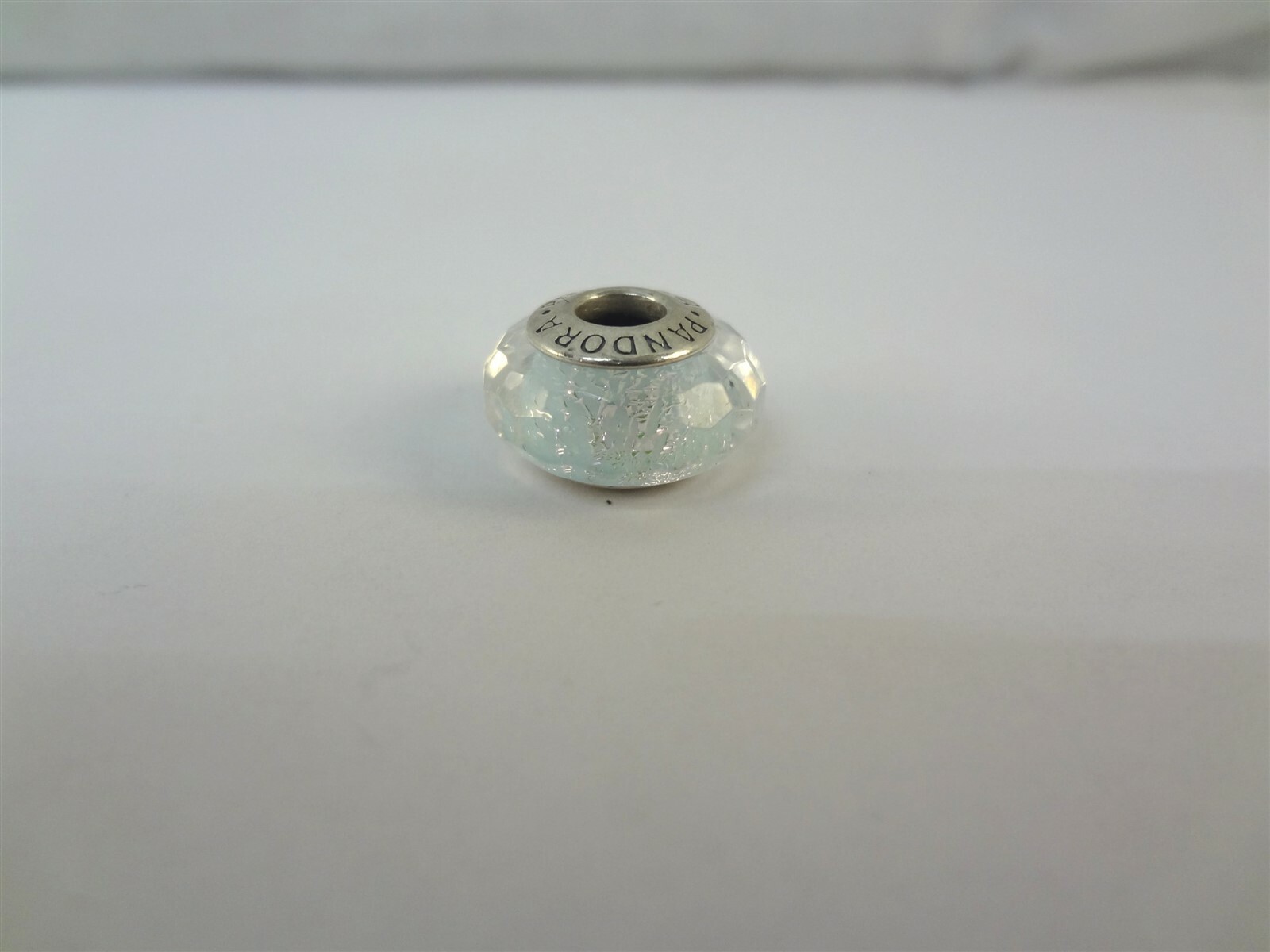 Pandora 791656 Frosty Mint Shimmer Murano Glass Sterling Silver Charm ...