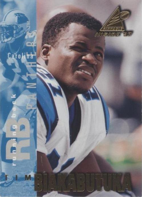 1997 Pinnacle Inside - Tim Biakabutuka #65 for sale online | eBay