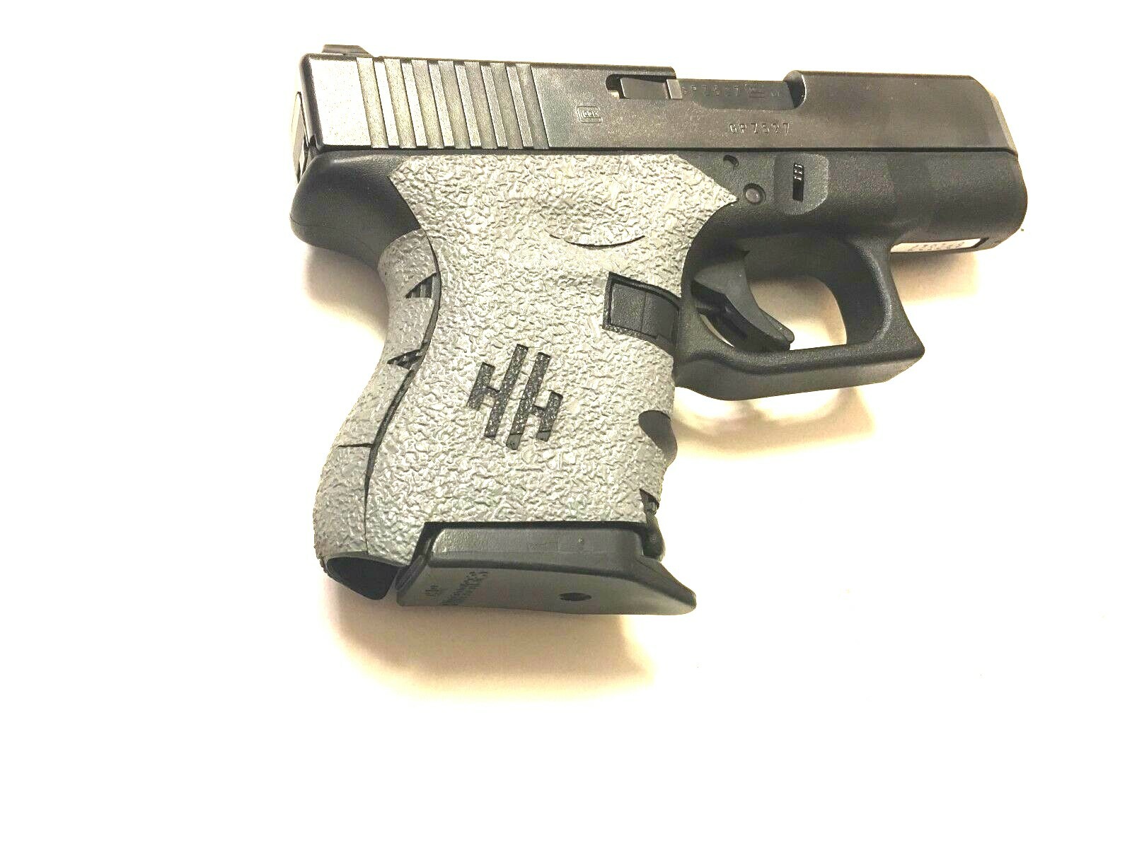Textured Rubber Gray Grip Tape Enhancement Gun Parts Wrap for Glock 26 ...