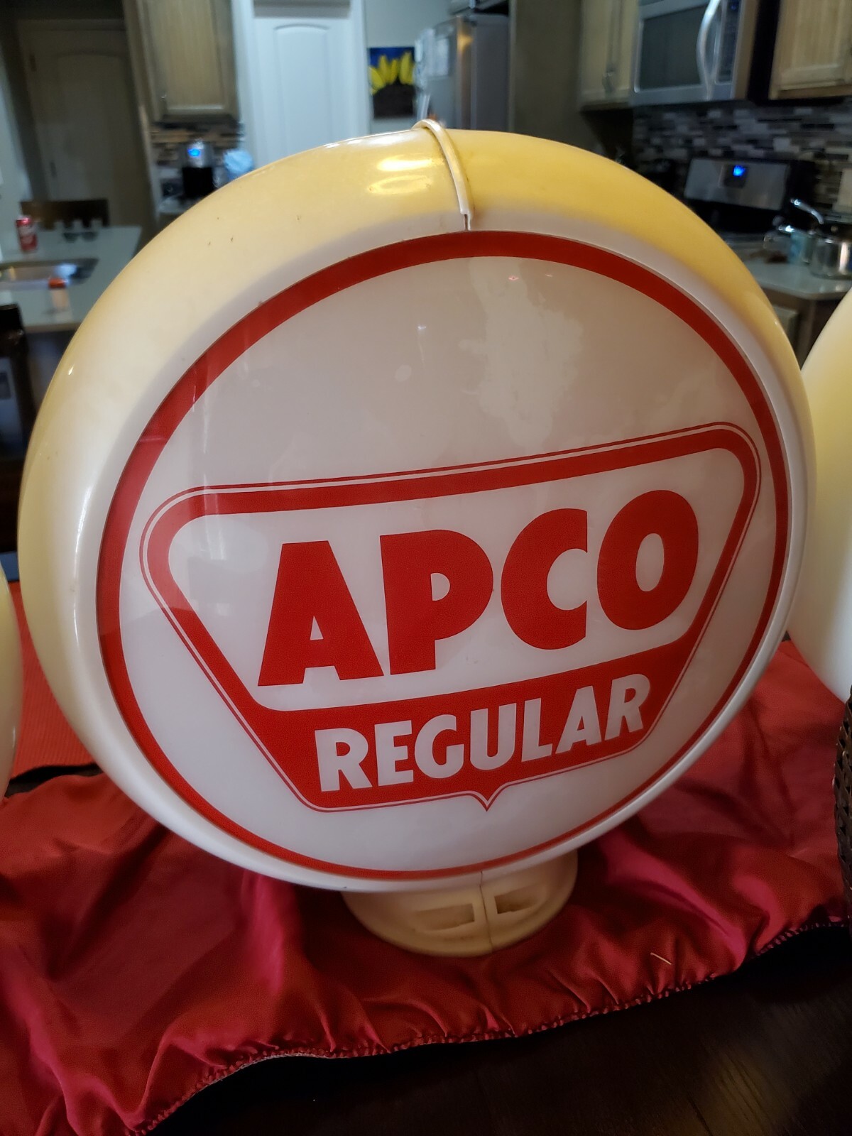 Apco Gas Pump Globe Oklahoma Gas And Oil Original | eBay
