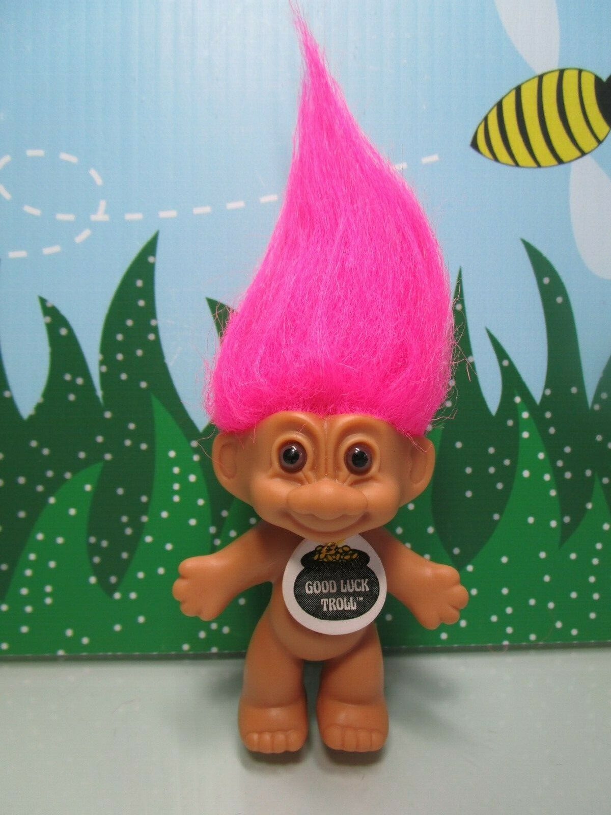 GOOD LUCK /BINGO TROLL - 3" Russ - NEW w/OUT ORIGINAL WRAPPER - PINK | eBay