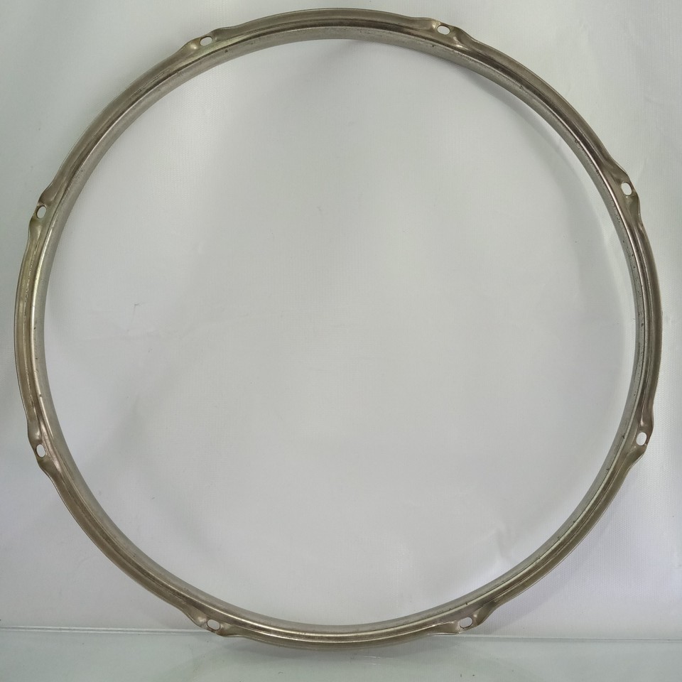 Ludwig 16"BRASS Floor Tom Drum Batter Rim/Hoop 8Lug Triple-Flange ...