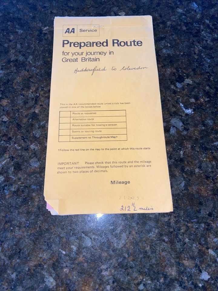 Aa Route Planner in Maps & Atlases for sale | eBay UK