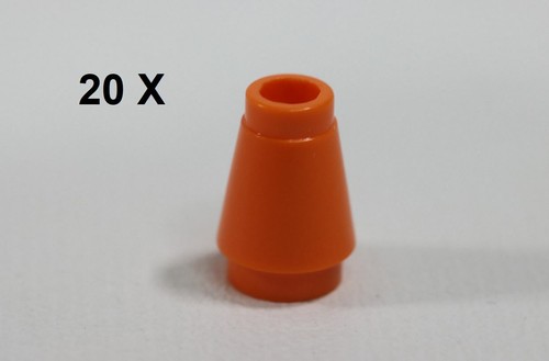 LEGO® Orange Cone 1 x 1 [ 20 Pieces] [ ID 4589b ] | eBay Australia