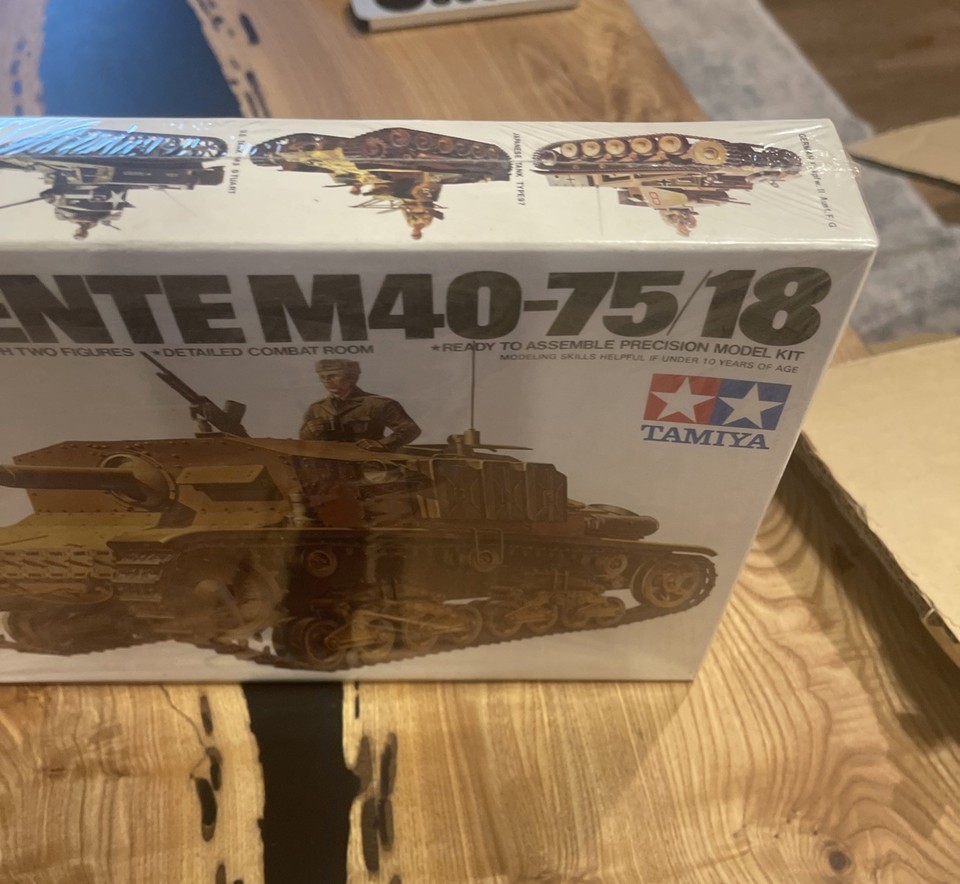 Tamiya 1/35 Semovente M40-75 /18 Tank Model Kit #78 | eBay