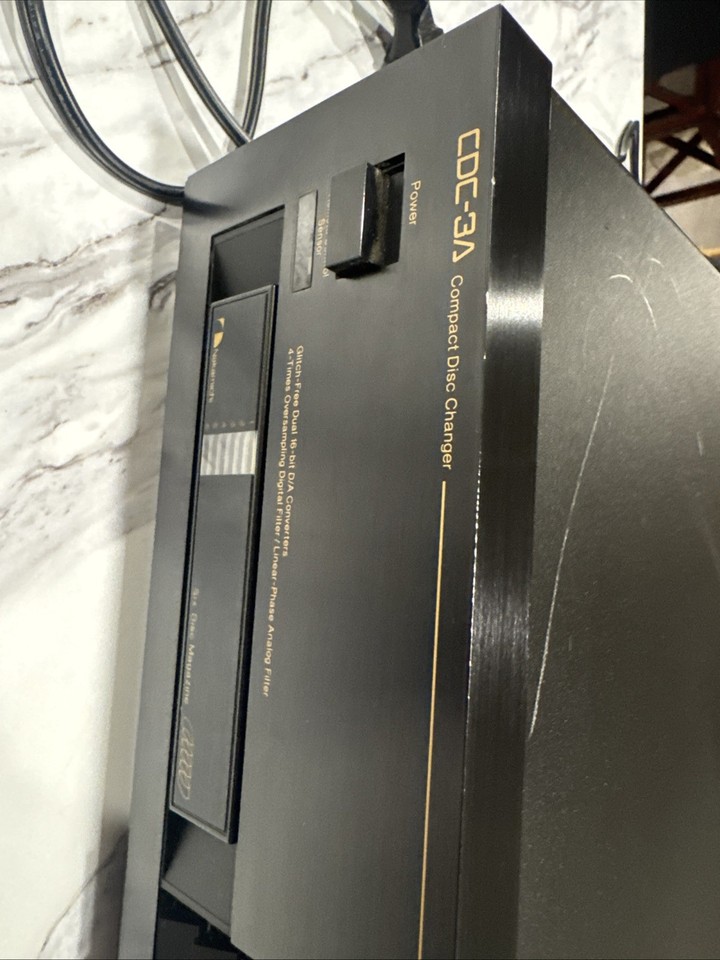 Nakamichi Vintage CDC-3A Compact Disc Player Changer With 6 CD Magazine ...