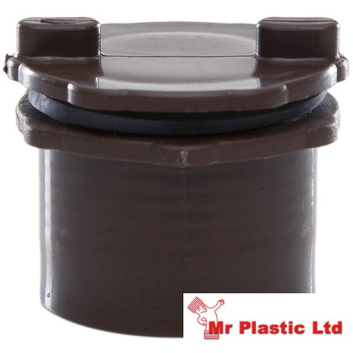 Polypipe 32mm Push Fit Waste Pipe Fittings in Brown (actual size 34mm ...