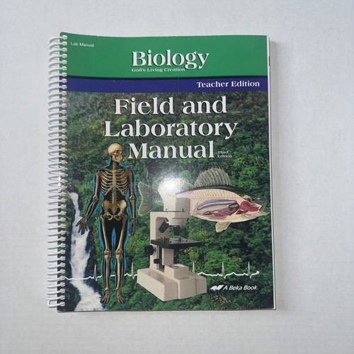 Abeka 10th Grade Biology Field and Laboratory Manual 3rd Edition ...