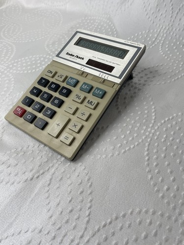 Radio Shack EC-2013 CALCULATOR Dual Powered Portable Desktop | eBay