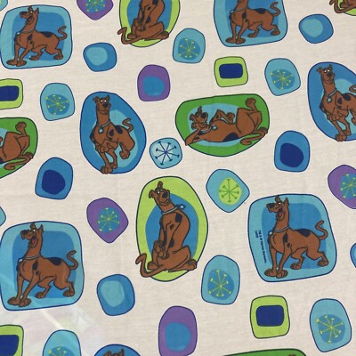 Vintage 90s Scooby Doo Set Flat Fitted Twin Sheets Standard Pillowcase ...