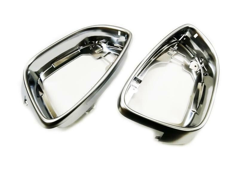 Matt Chrome Side Wing Mirror Trim Pair For VW Passat B7 CC Scirocco MK3 ...