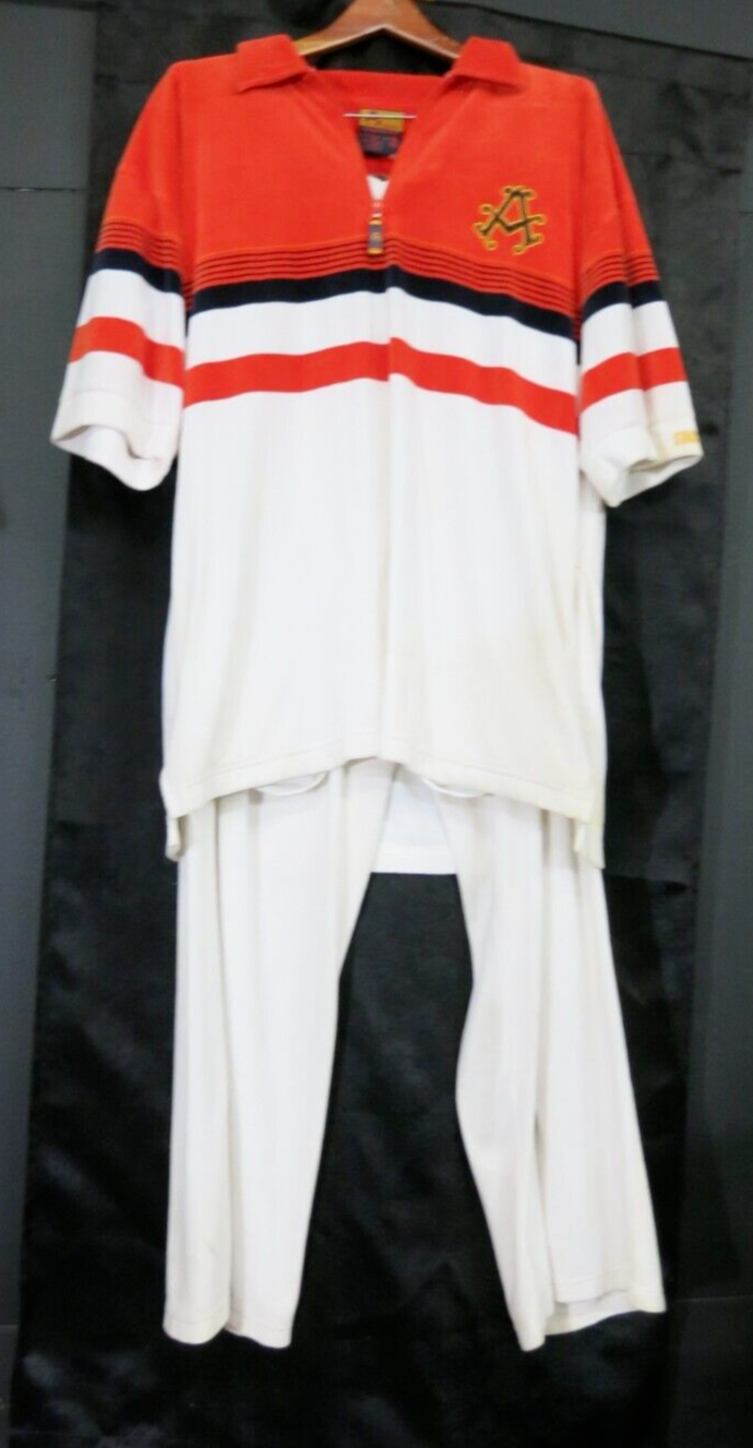 Mens vintage Akademiks velour tracksuit set size XL short sleeve L@@K ...