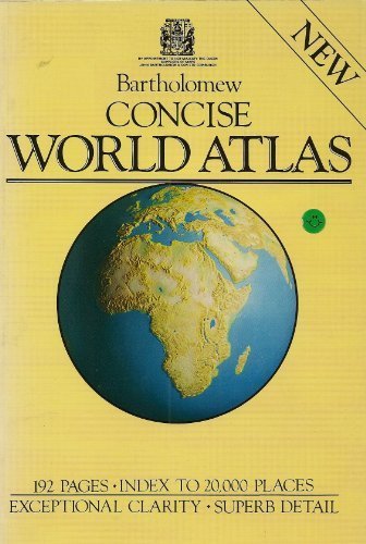Concise World Atlas By John Bartholomew and Son 9780702807022 | eBay UK