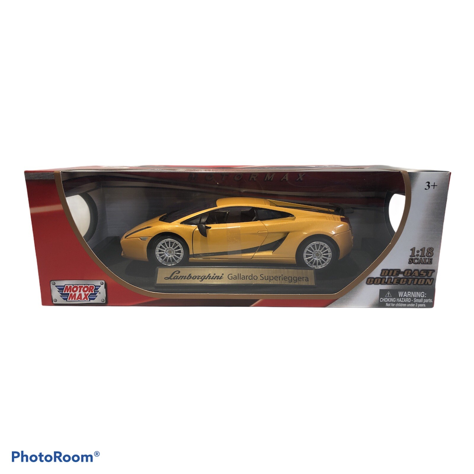 New in box 1:18 Motor max Lamborghini Gallardo Superleggera yellow Fast ...