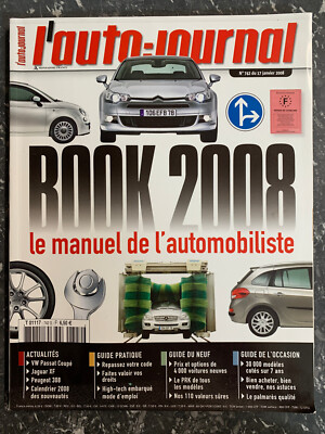 Magazine l'Auto-Journal N°742 Book 2008 manuel de l'automobile | eBay