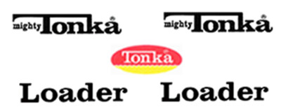 MIGHTY TONKA LOADER WITH OVAL WATER SLIDE DECAL SHIPPING W/TRACKING | eBay