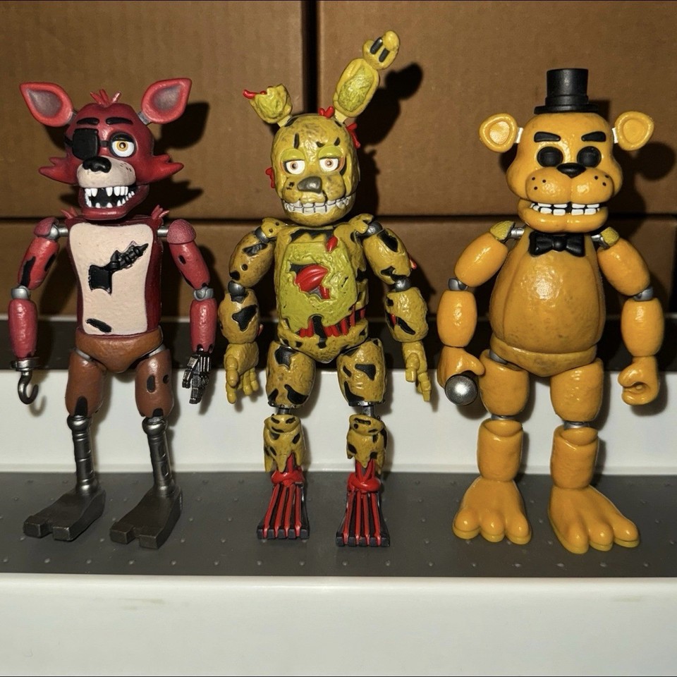 Five Nights at Freddy's Funko Action Figures Lot Springtrap FNaF Series ...