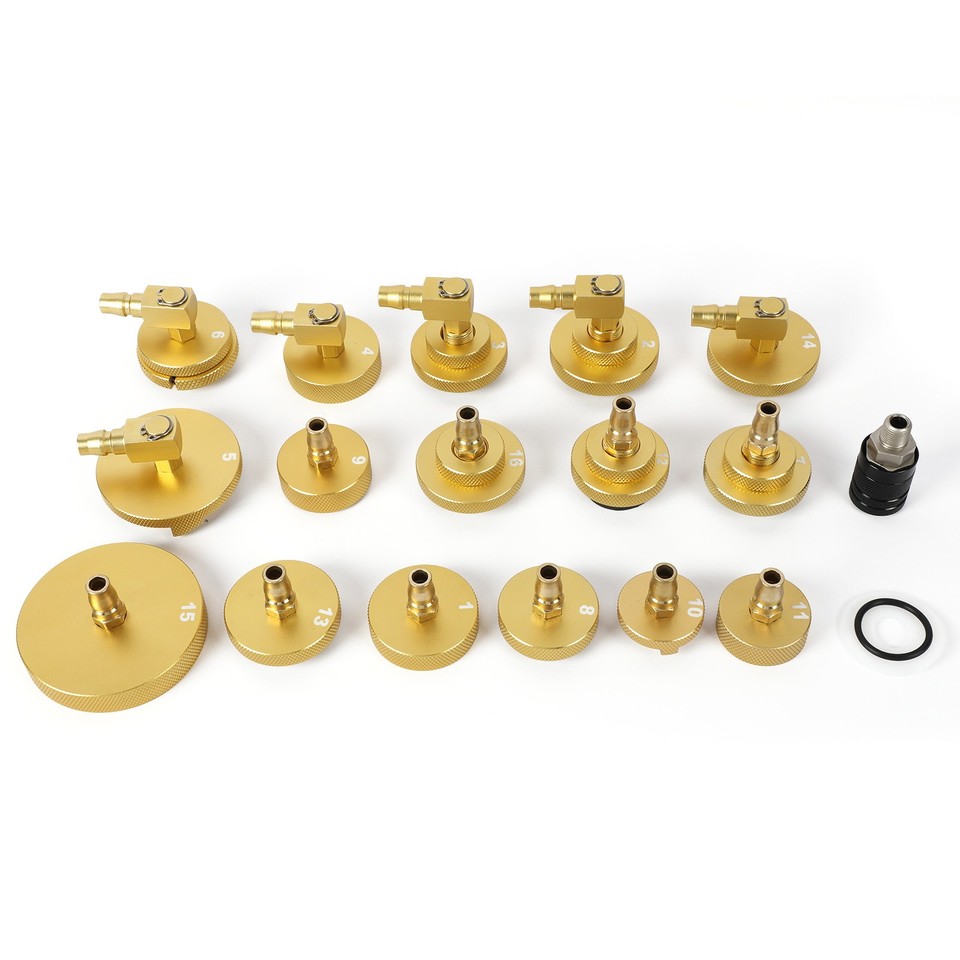 Brake Fluid Bleeder Adapter Kit 17PCS Automotive Master Cylinder ...