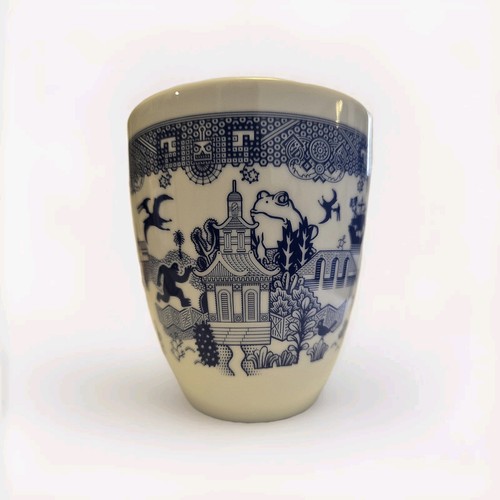 Calamityware Mug 12oz Don Moyer Porcelain BLUE "Things Could Be Worse ...