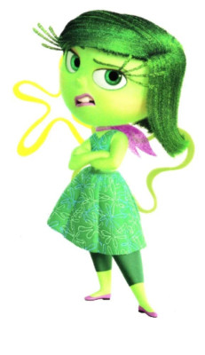 6 Inch Disgust Decal Inside Out Movie Disney Pixar Removable Peel Self ...