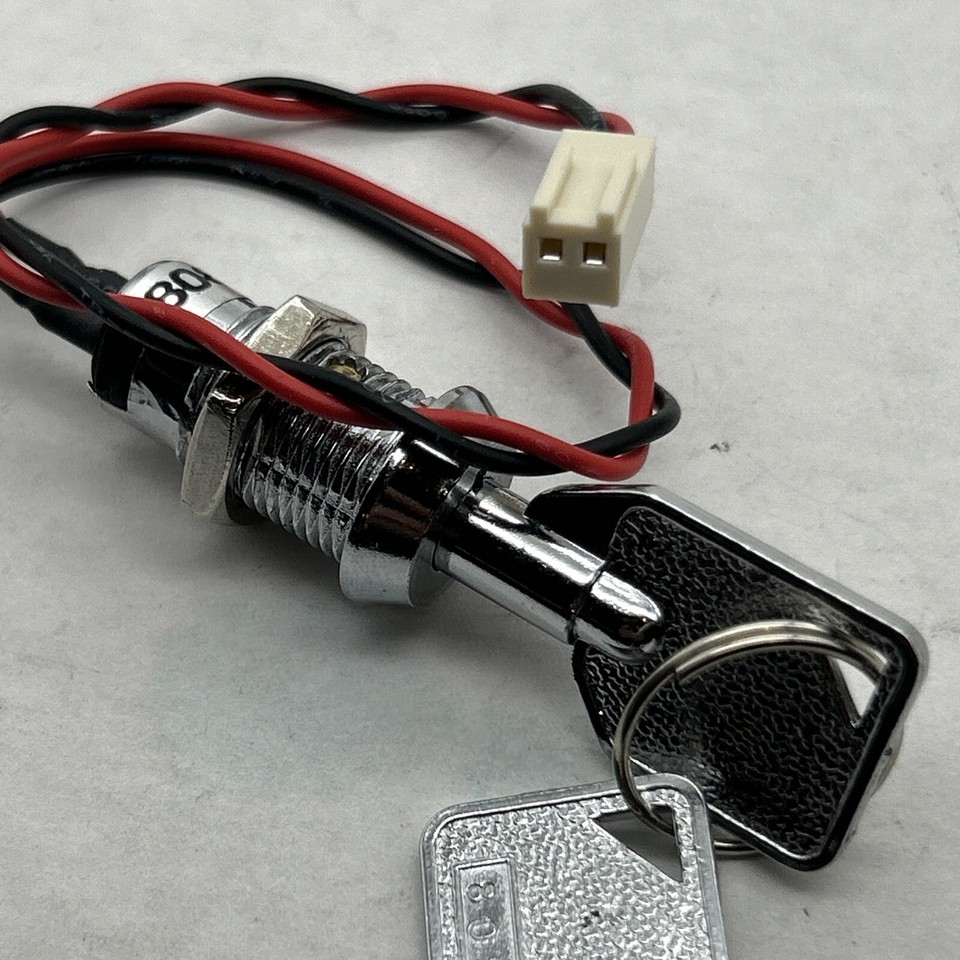 NEW Keyboard PC Case Keylock IBM Computer Tubular 2 keys Wire Connector ...