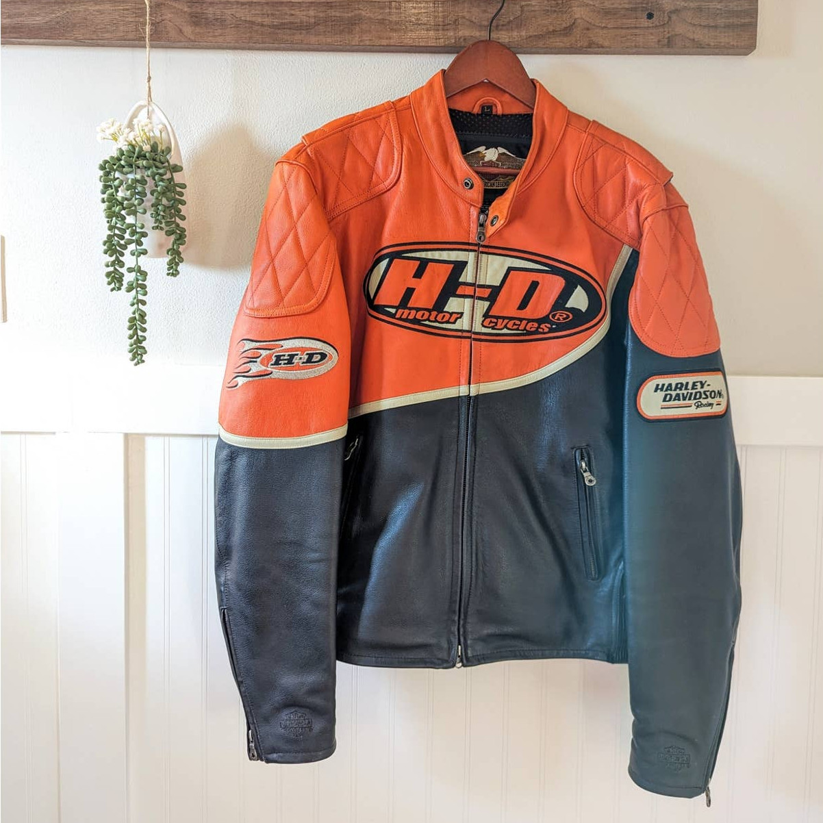 Men's Harley Davidson SPEED Racing Leather Jacket siz… - Gem