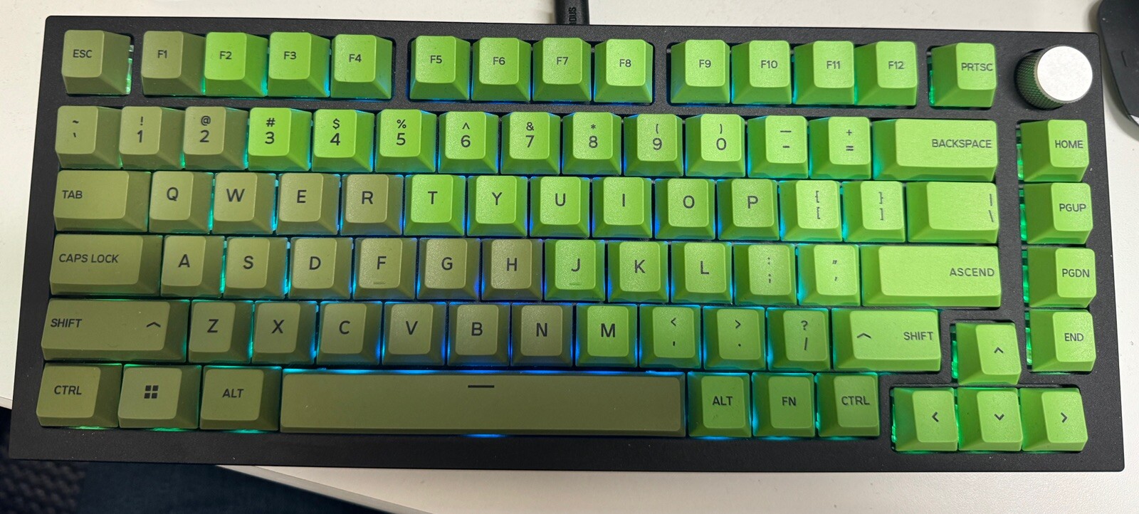 Glorious GMMK PRO 75 TKL 75% Gaming Keyboard Gateron Green 810069972176 ...
