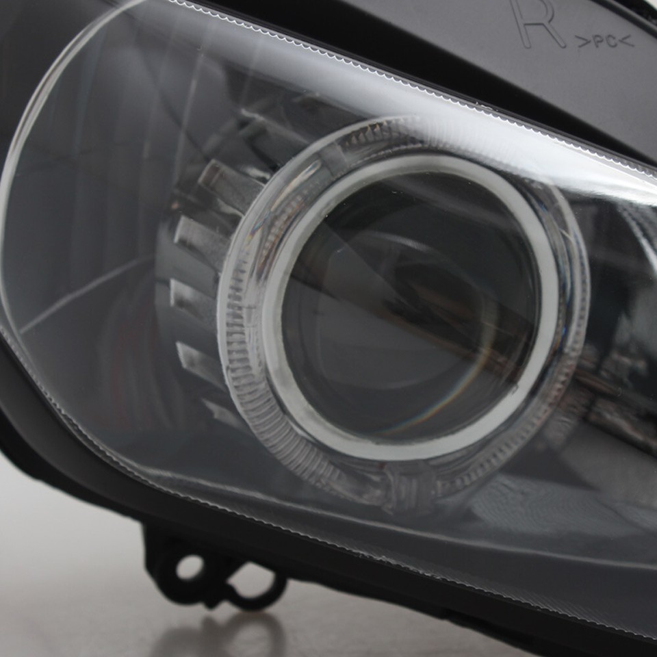 For Yamaha YZF R1 2002-2003 HID Projector Headlight Assembly Red Angel ...