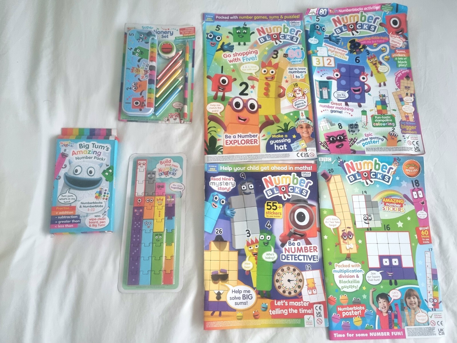 Numberblocks 4x Magazines Gift Bundle Toys Adhd Dyslexia Birthday ...