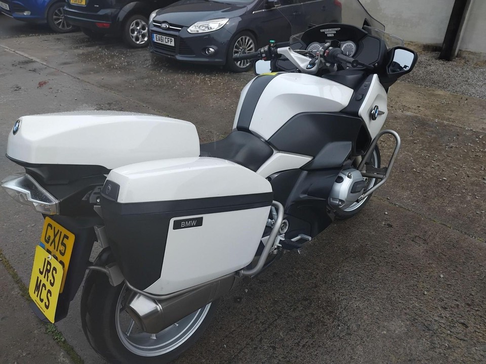 2015 15 BMW R1200RT LC EX POLICE WHITE FSH R 1200 RT LIQUID COOLED ...