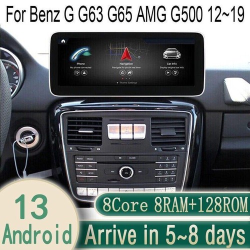 12.3" Android Navigation Car Gps Stereo 8+128g For Mercedes Benz G G63 ...