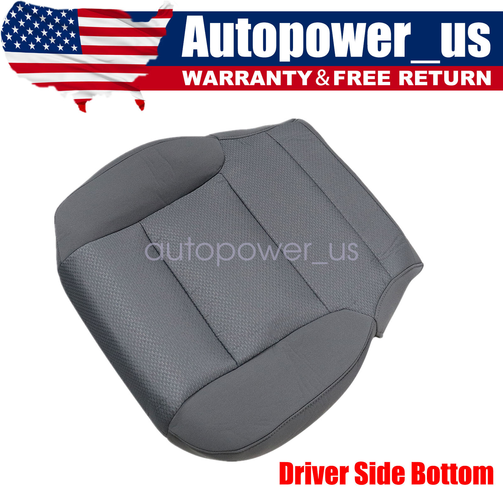 For 2014-2019 Chevrolet Silverado LS Z71 LT Driver Bottom Cloth Seat ...